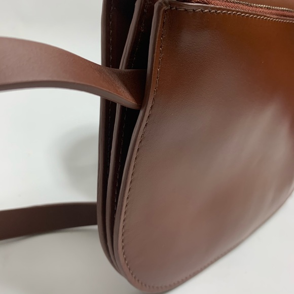 COS | Bags | Cos Womens Brown Small Leather Shoulder Bag New | Poshmark